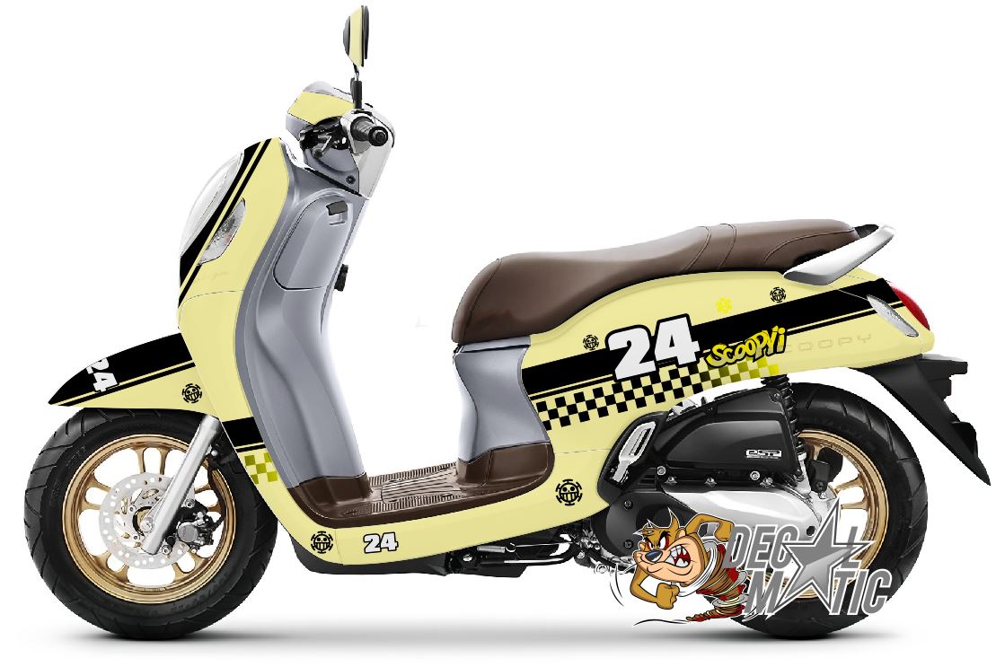 Stiker Full Body Decal Motor Honda Scoopy Prestige 2020 2021 2022 Retro ...
