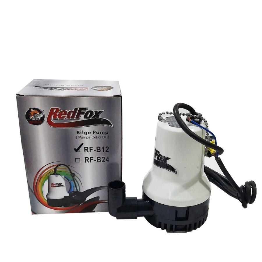 Pompa Air Celup DC RedFox Pompa Celup AirDC12V Kolam Submersible Pump REDFOX RF-B12 Pompa Air ...