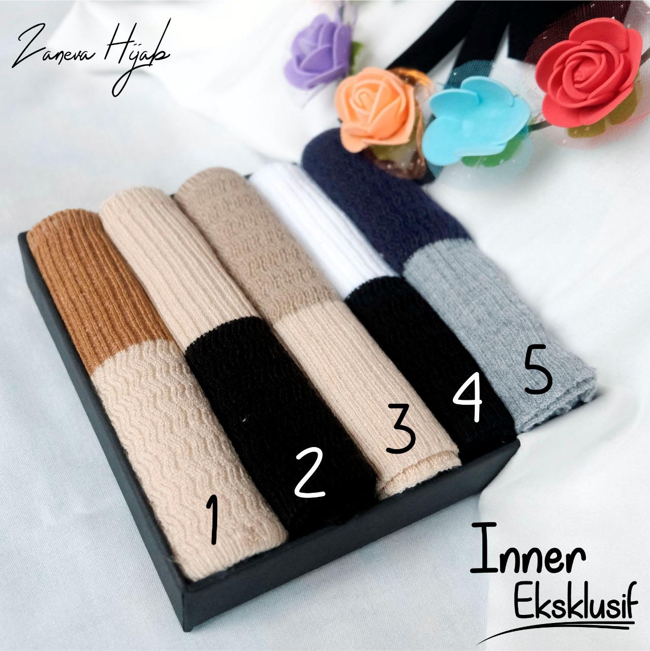 [ BEST SELLER ] Inner Rajut Twotone / Ciput Rajut Anti Pusing | Lazada ...