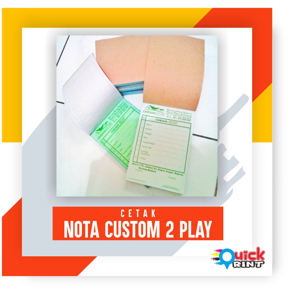 Cetak Nota Custom 2 PLAY | Lazada Indonesia