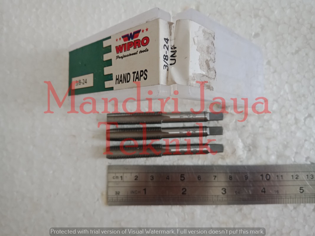 Handtap / Alat Tapping Hand Tap set 3pcs 3/8 x 24 WIPRO | Lazada Indonesia