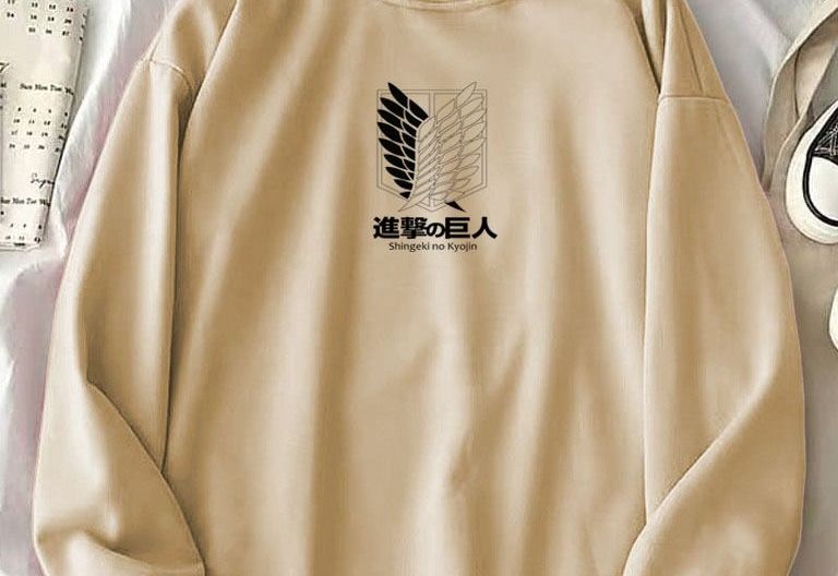 Jaket Sweater Shingeki No Kyojin No Titan Sweater Anime L XL XXL hodie ...