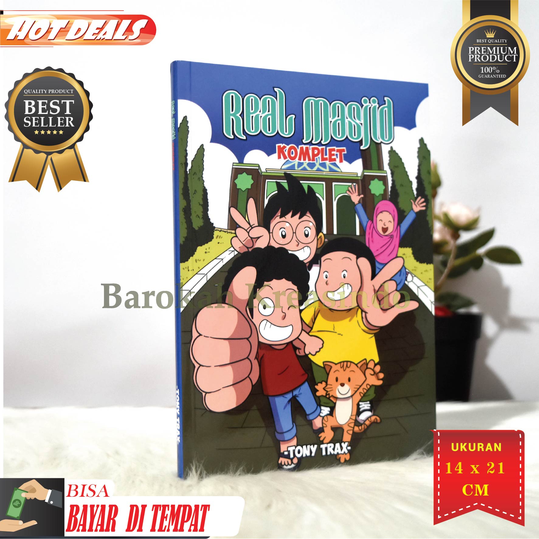 Bisa BAYAR DITEMPAT - Komik Real Masjid Komplit - Tony Trax Full Color ...
