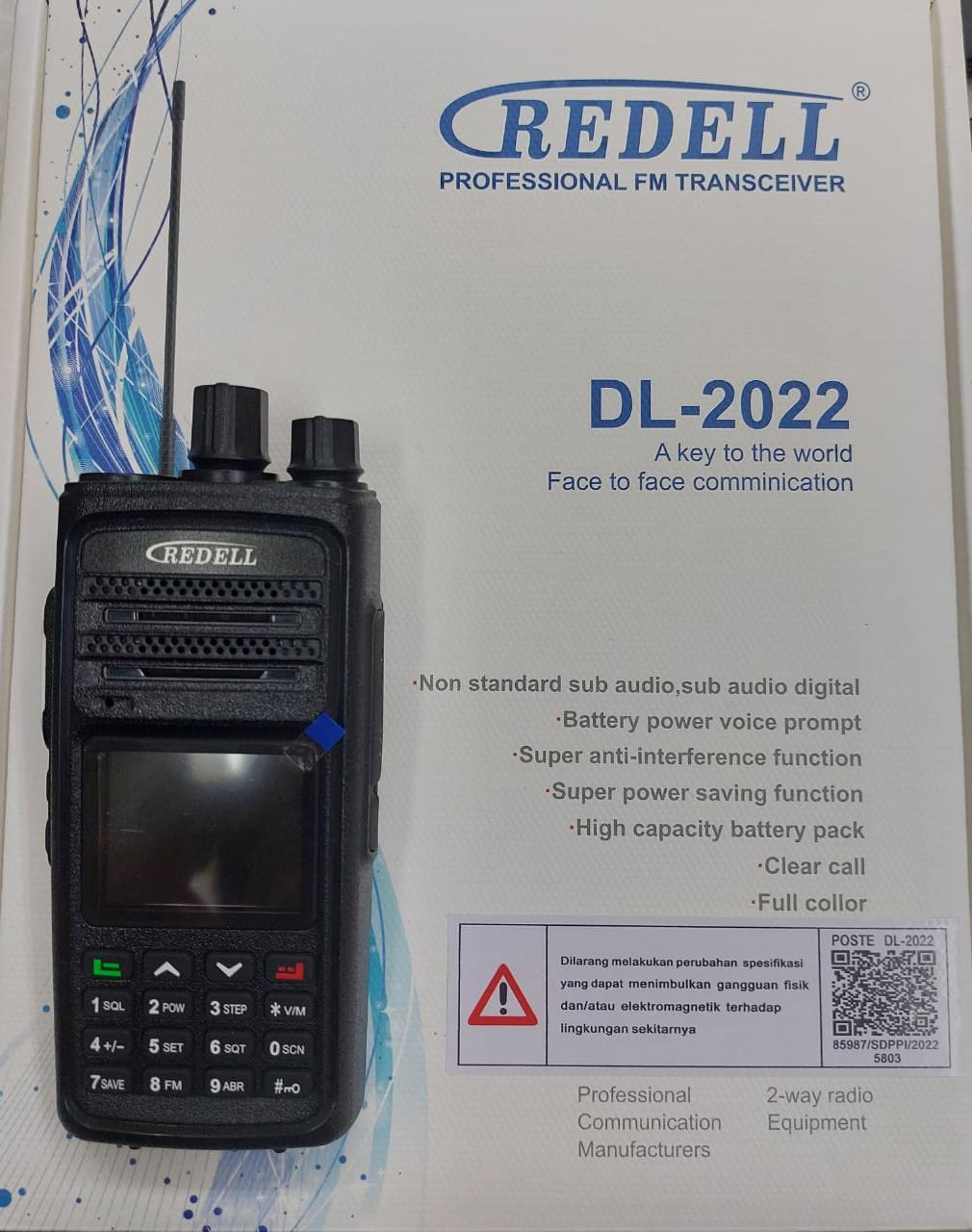 HT HANDY TALKIE REDELL DL-2022 TRI BAND | Lazada Indonesia
