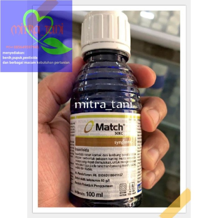 insektisida kontak dan lambung lufenuron MATCH 50EC 80ml dari SYNGENTA ...