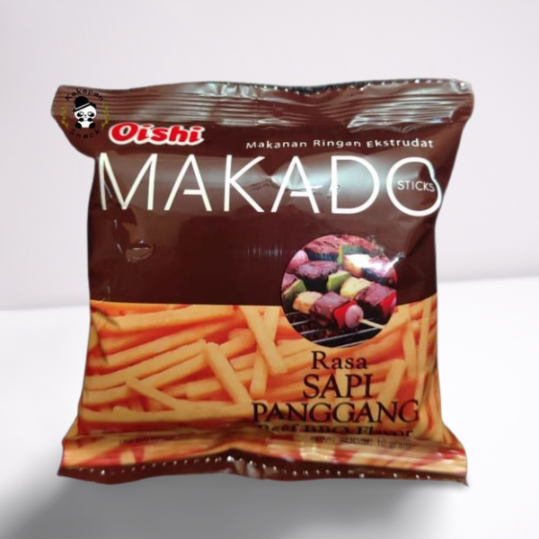 Makanan Ringan Oishi Makado Stick Rasa Sapi Panggang dan Saos Tomat (1 ...