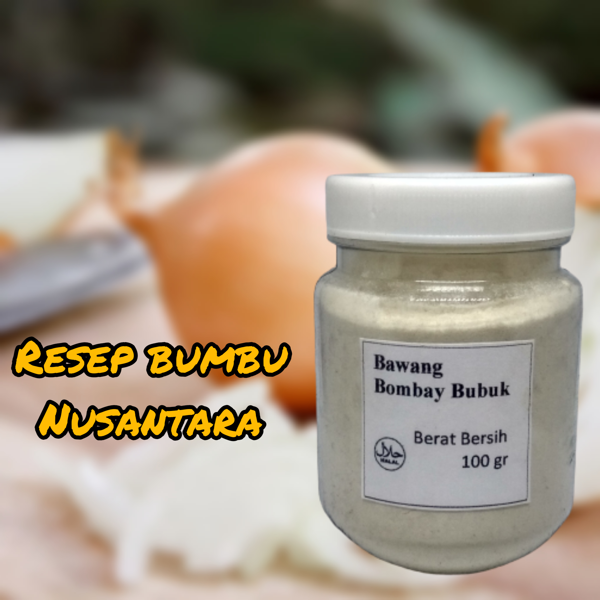 Bumbu Bawang Bombay Bubuk 100gr ~ Onion Powder ~ bumbu dapur lengkap ...