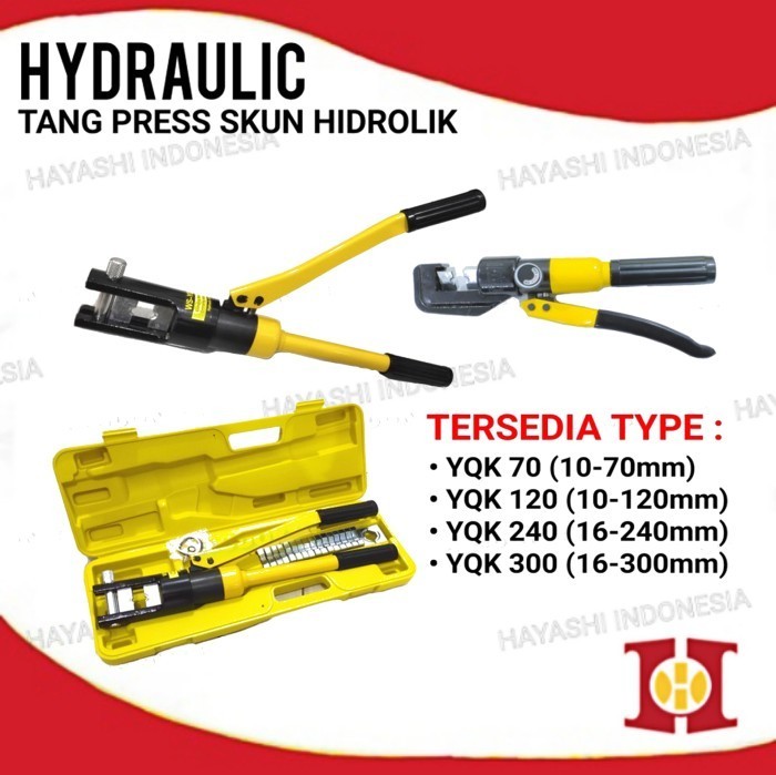 Tang Press Skun Crimping Hidrolik Hydraulic YQK 70 120 240 300 | Lazada ...