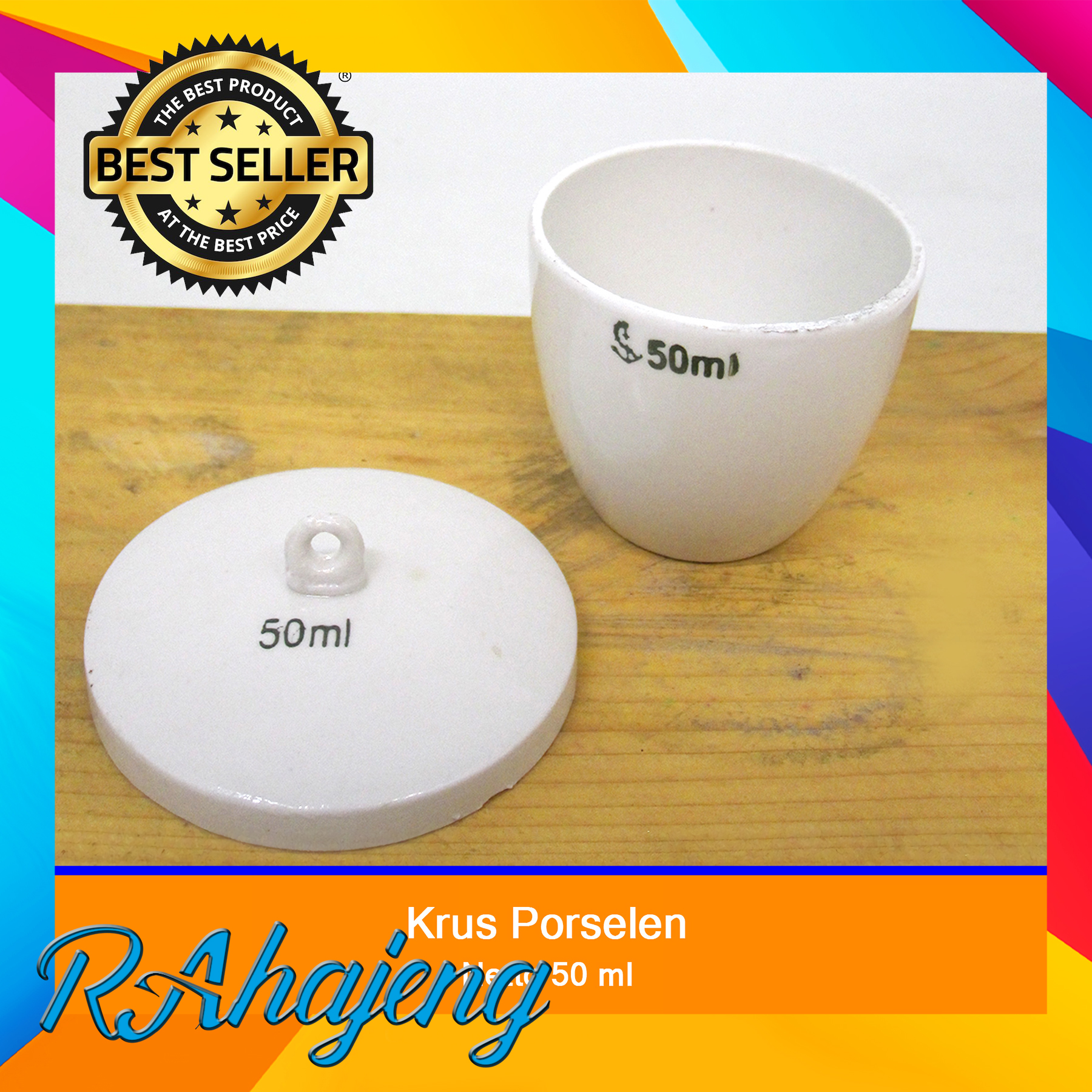 Fast Sale Crucible Porcelain RRT 50 ml Krusibel Porselen | Lazada Indonesia