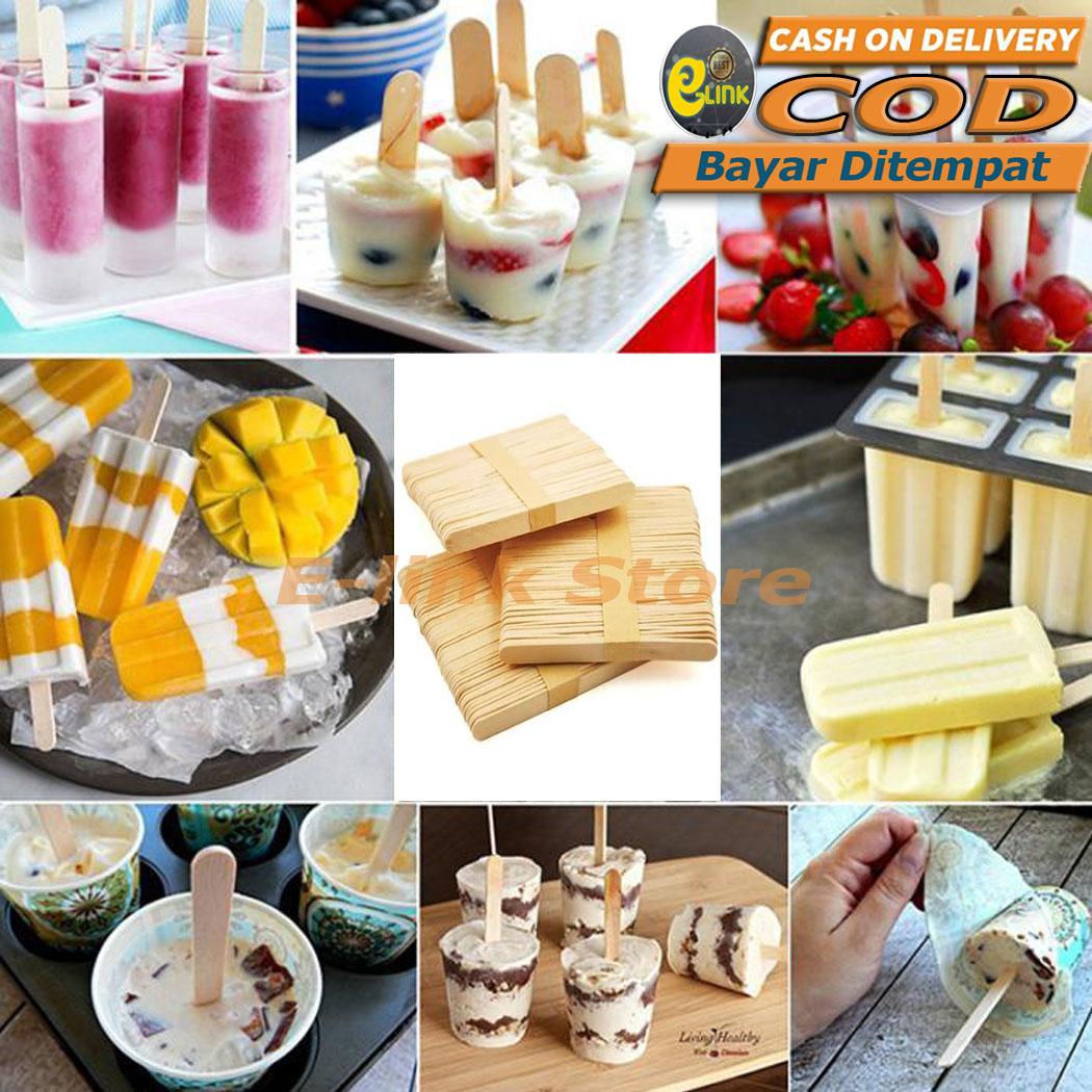 Sticks Ice Cream Es Lolly - Stik Es Krim Kayu - Stick Es Krim Stick ...