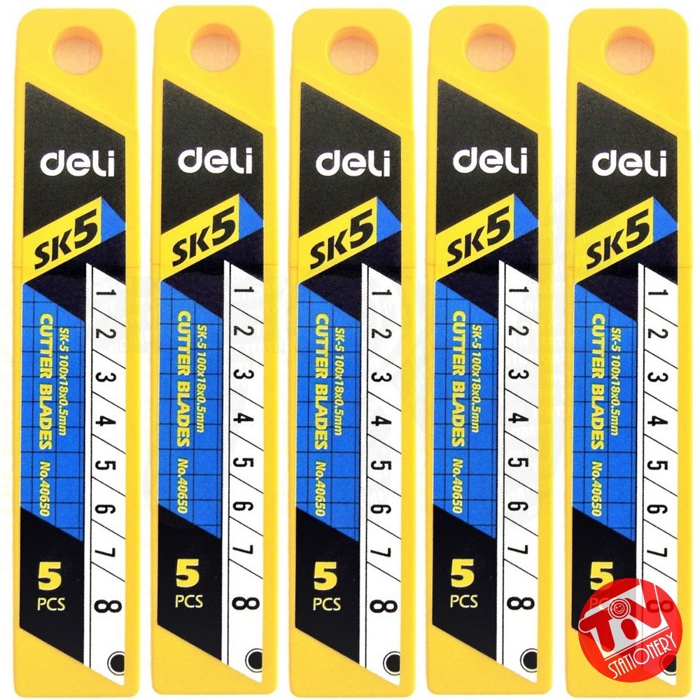 Isi Cutter DELI SK-5 Besar - 100x18x0.5mm (1 pack = 5 pcs) | Lazada ...