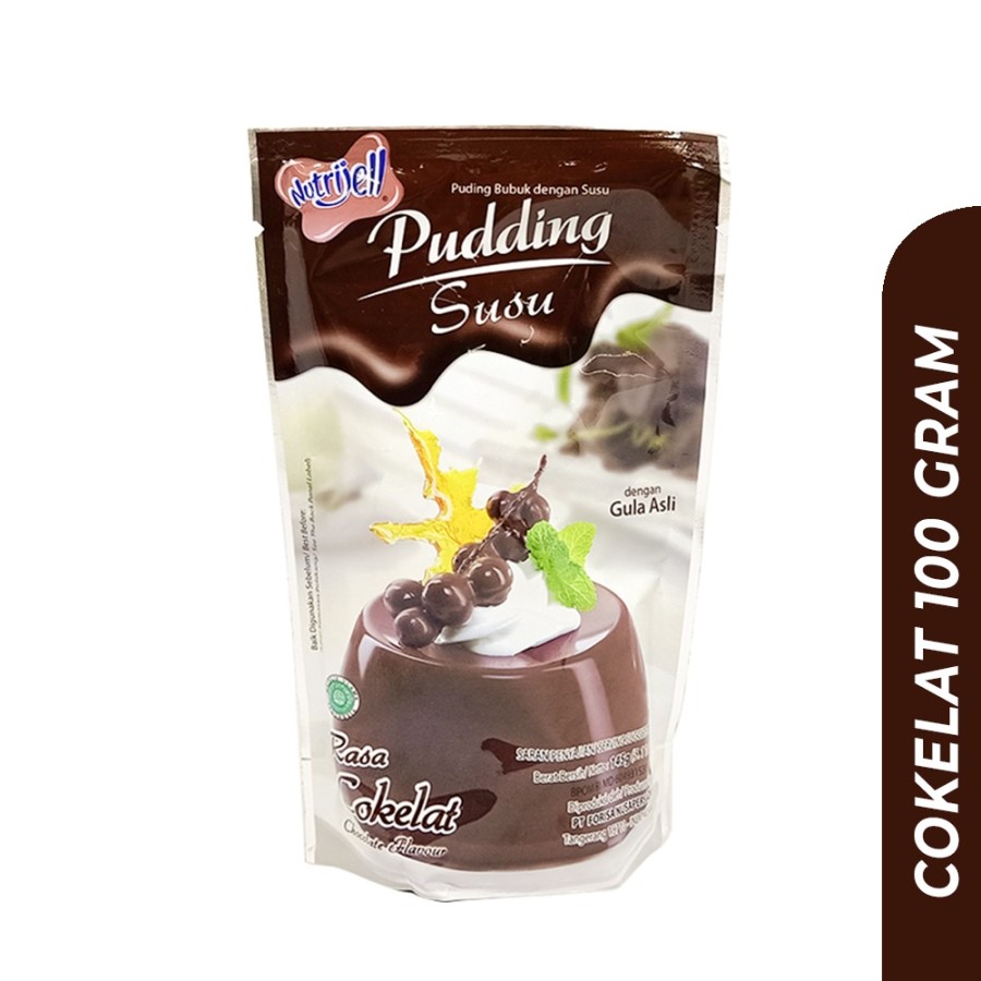 NUTRIJELL PUDDING SUSU RASA COKELAT SANTAN LAPIS VARIAN RASA - BUBUK ...