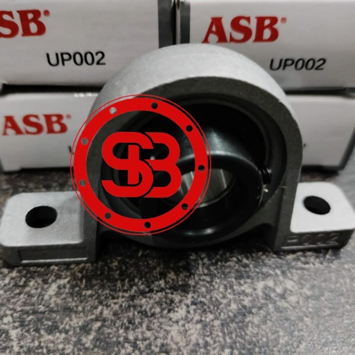 Bearing PILLOW BLOCK ASB UP 002 / UP002 ASB as 15mili ( laher duduk ...