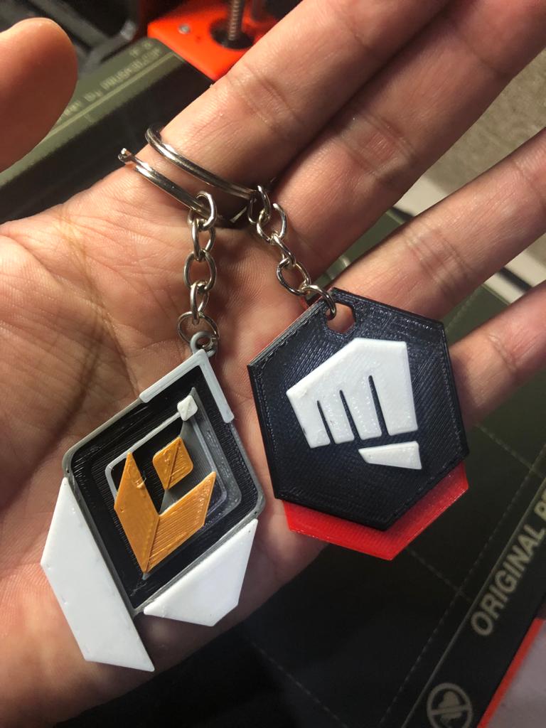 Valorant Riot Fist Bump & Radiant Keyring | Lazada Indonesia