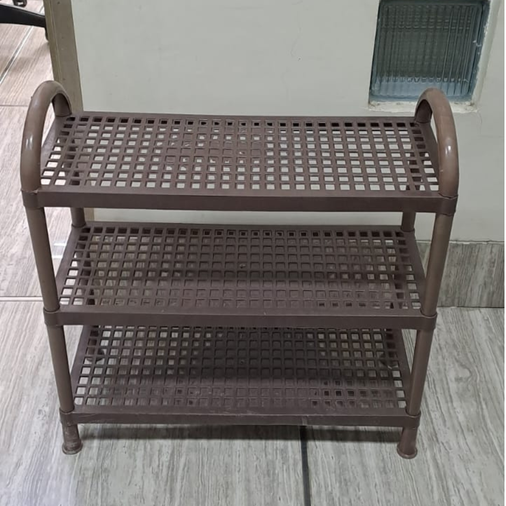 Rak Sepatu Plastik 4 Susun Murah Rak Sendal 3 Tingkat Kekinian Rak ...