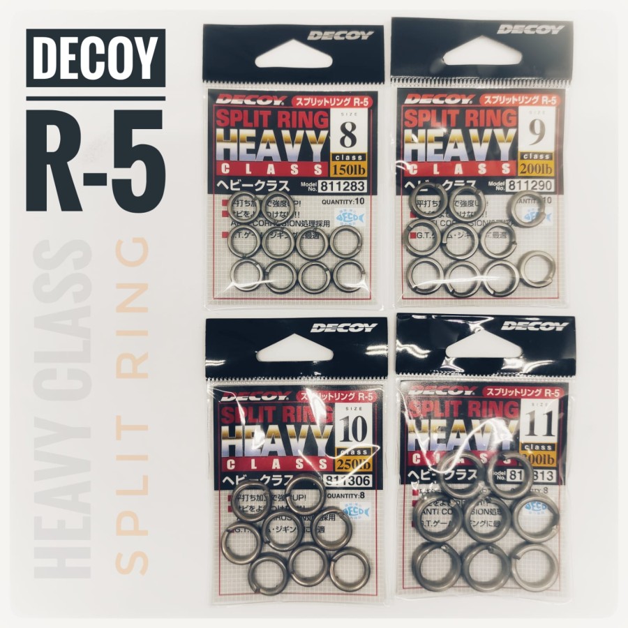 Split Ring DECOY | Decoy R-5 Split Ring Heavy Class | Lazada Indonesia