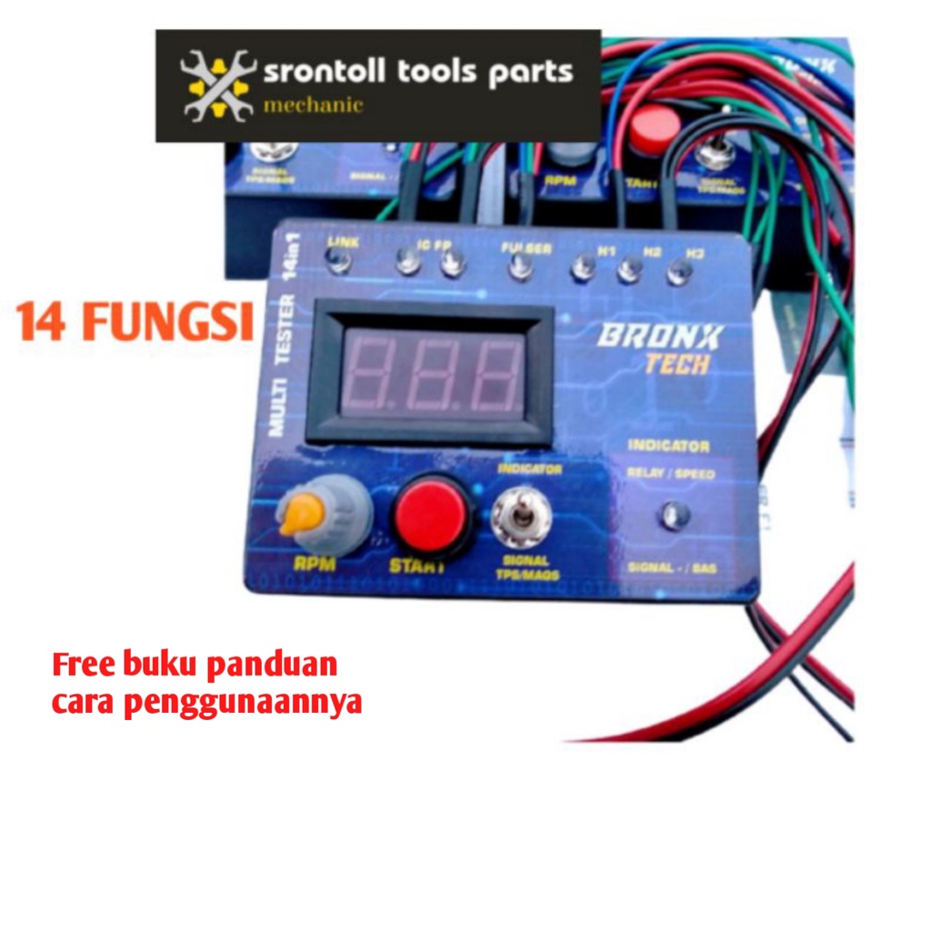 Multitester digital fi alat cek kerusakan sensor injeksi alat riset ...