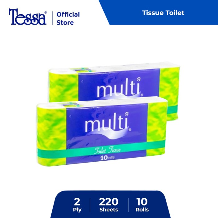 Tissue Multi Toilet 220s x 10R 2p - Twin Pack | Lazada Indonesia