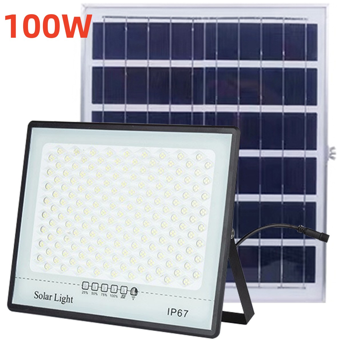 Lampu solar cell outdoor solar lampu tenaga surya otomatis outdoor 100W ...