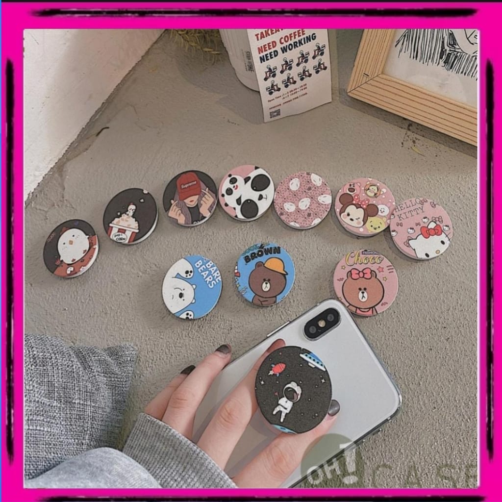 Pop Socket Hp | Aksesoris HP Varian Random | Lazada Indonesia