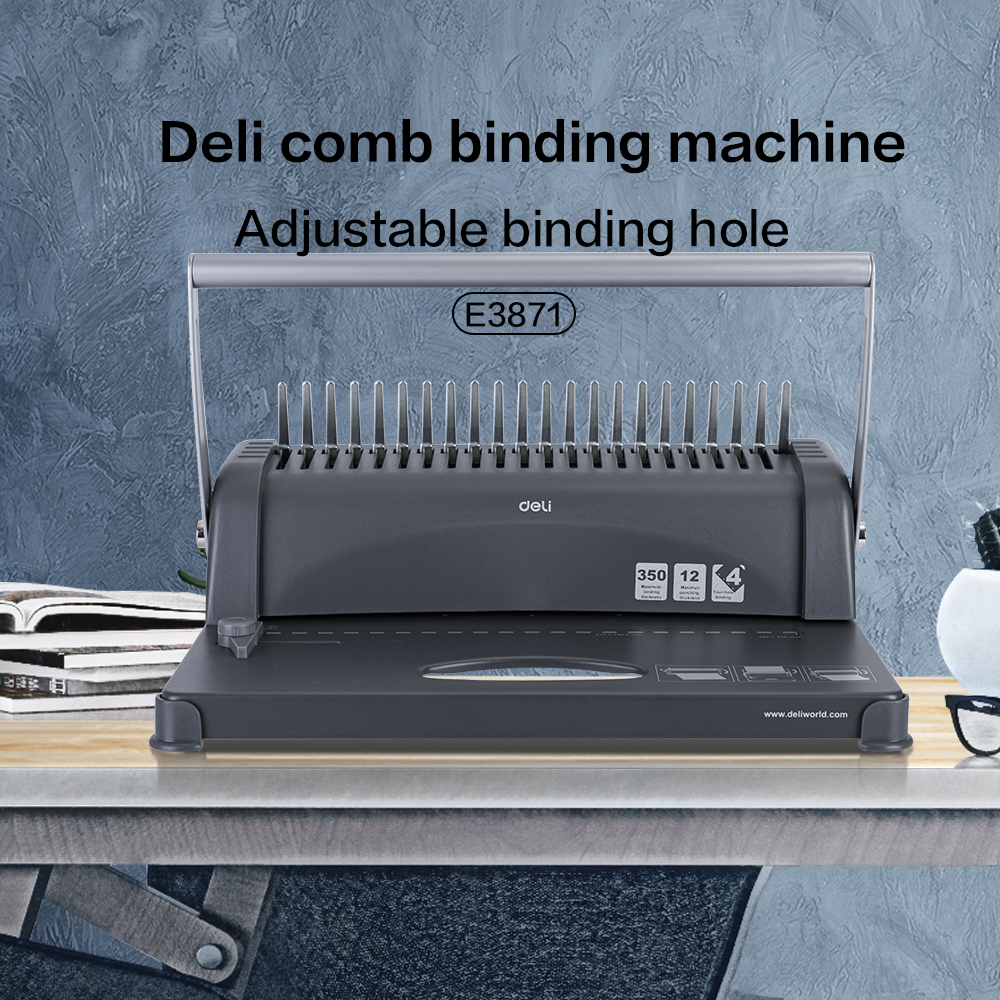 Deli Comb Binding Machine E3870 | Lazada Indonesia Deli Comb Binding Machine E3870 | Lazada Indonesia