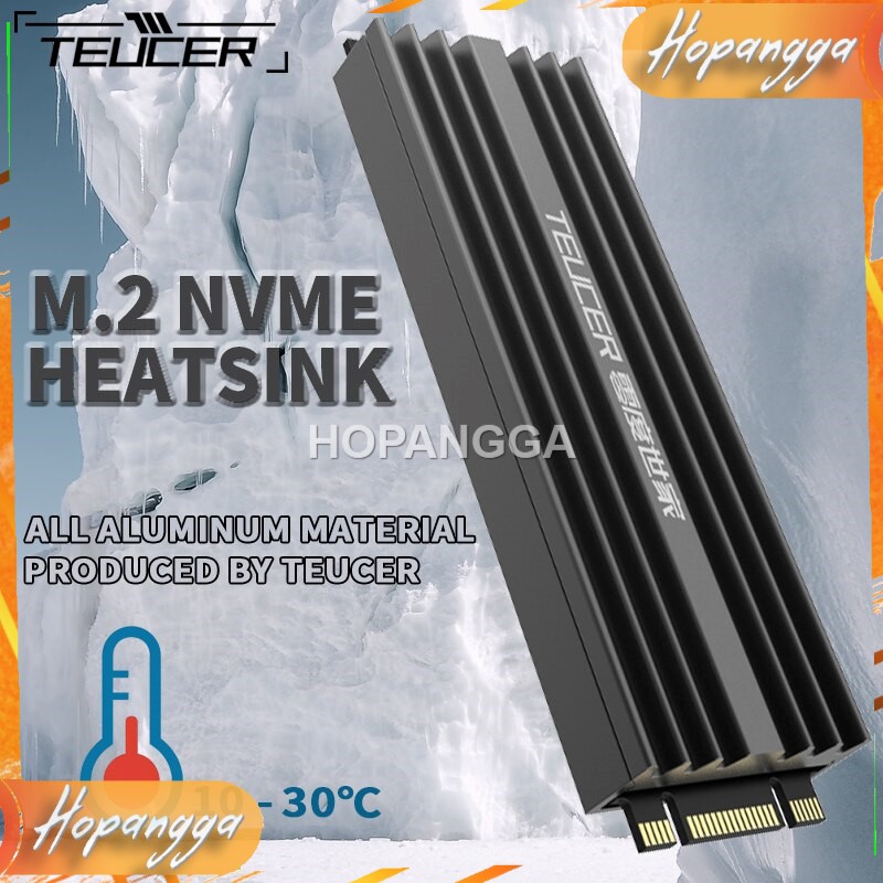 Heatsink TEUCER SSD M.2 SATA NVME 2280 Magnesium Aluminum | Lazada ...