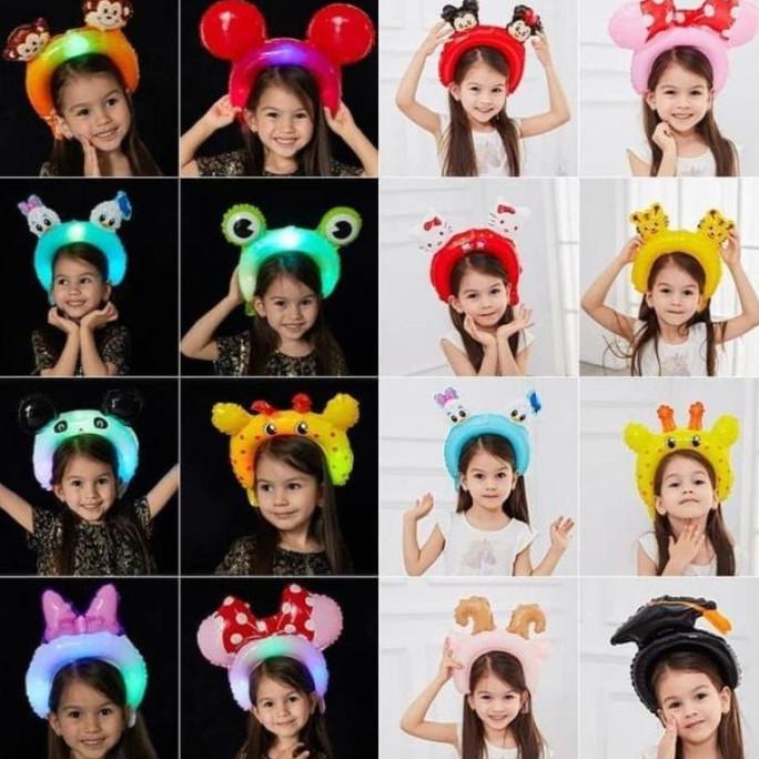 Bando Balon Foil Bando Anak Karakter Hewan Ulang Tahun LED | Lazada ...