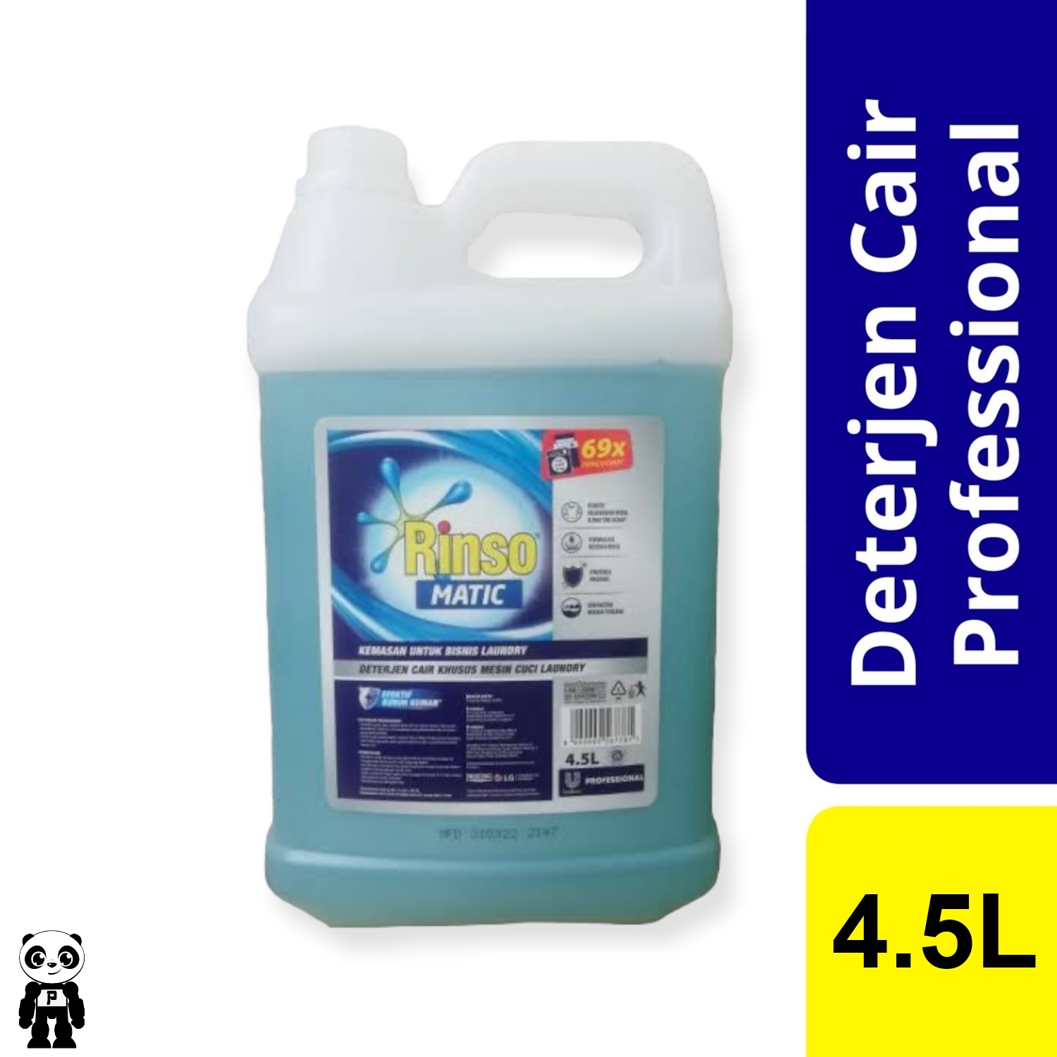 Rinso Matic 4.5L Deterjen Cair Khusus Mesin Cuci Laundry 4.5 Liter | Lazada Indonesia