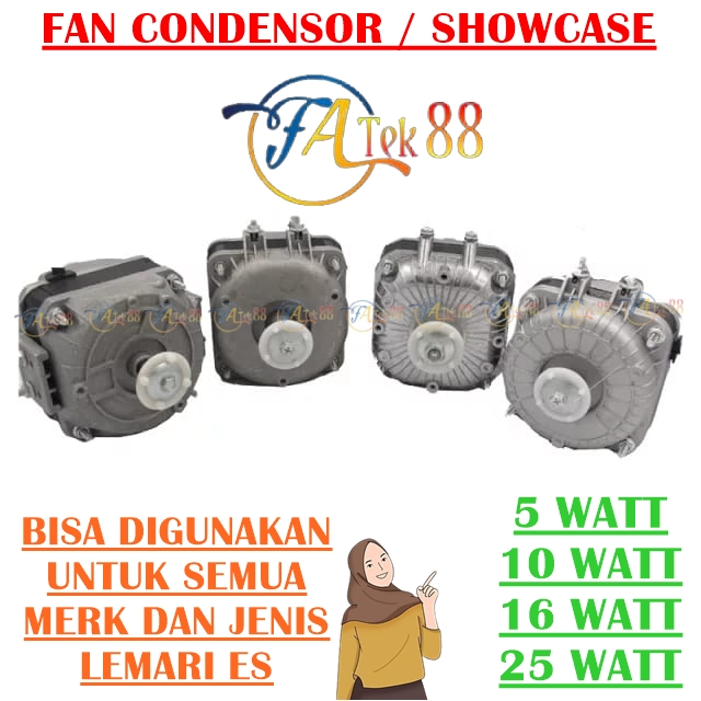 FAN CONDENSOR 5 WATT | MOTOR DINAMO KIPAS FAN KONDENSOR 5 WATT SHOWCASE ...