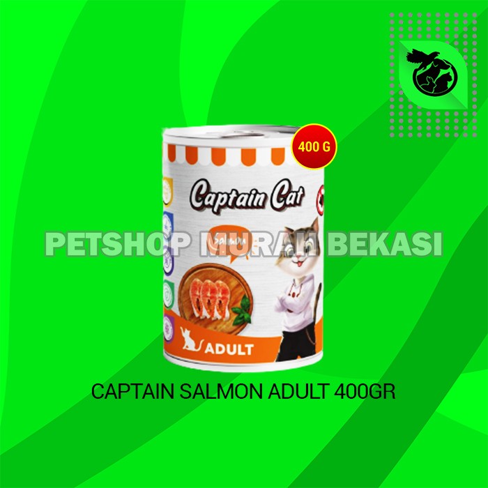 Makanan Basah Kucing Kaleng Can Captain Wet Food 400 Gram | Lazada ...