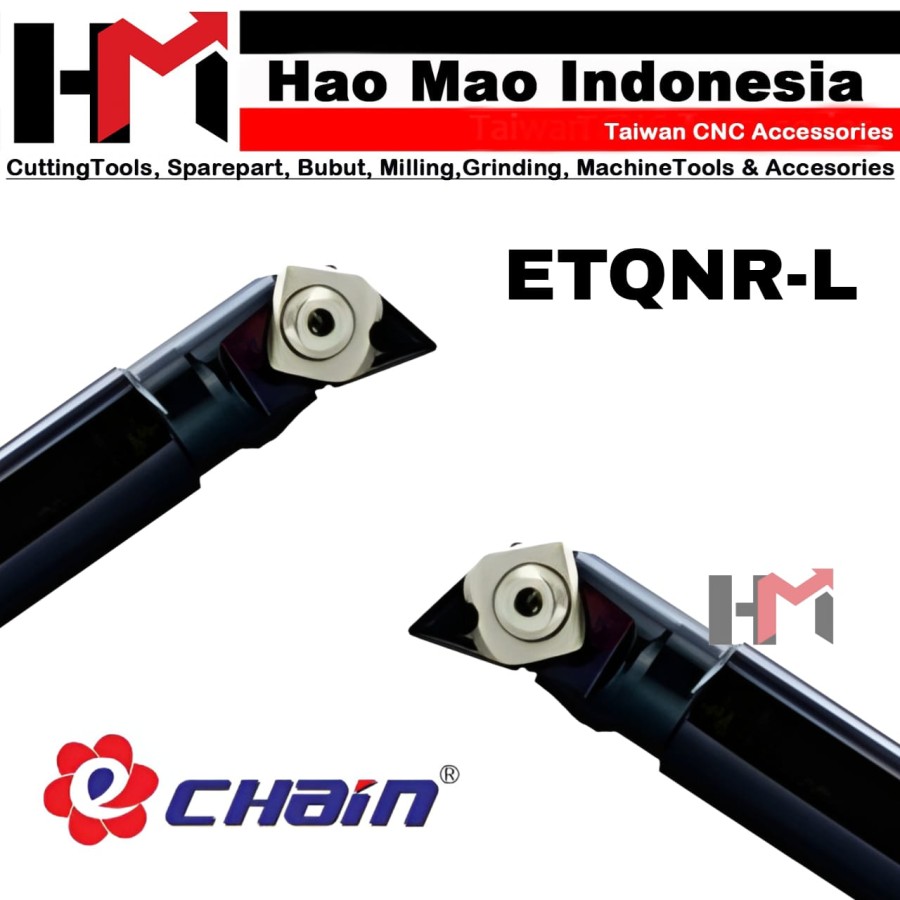 Double Clamp System S-ETQN16 Holder Bubut Dalam Merk Echain Made In Taiwan | Lazada Indonesia