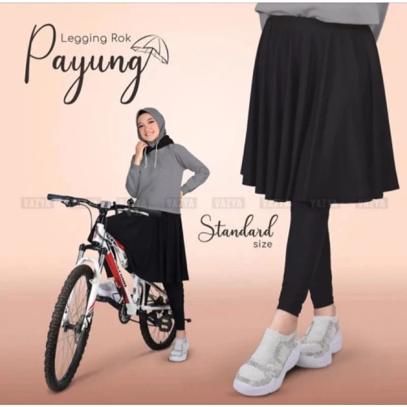Legging Rok Olahraga Wanita Skirt Sport Jogging Renang Sepeda Lari ...