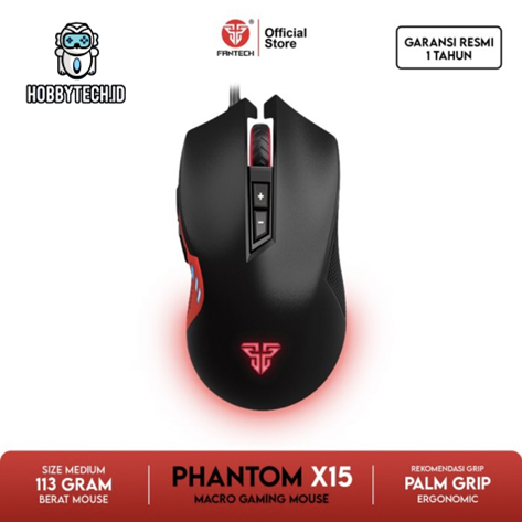 Fantech X15 Phantom RGB Macro Gaming Mouse | Lazada Indonesia