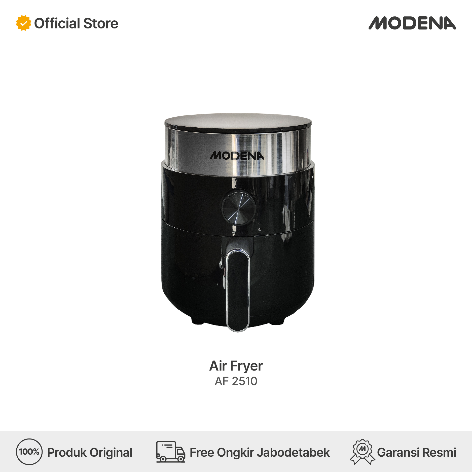 MODENA - AIr Fryer Oven AF 2510 BEBL | Lazada Indonesia