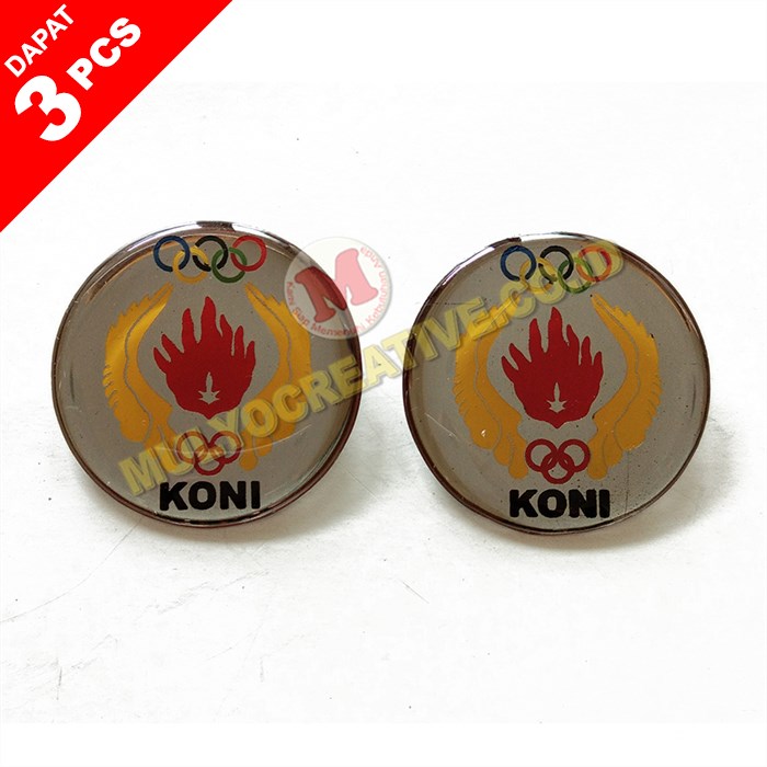 Pin Logo KONI Lencana Komite Olahraga Nasional Indonesia Pin Koni / 3pcs | Lazada Indonesia