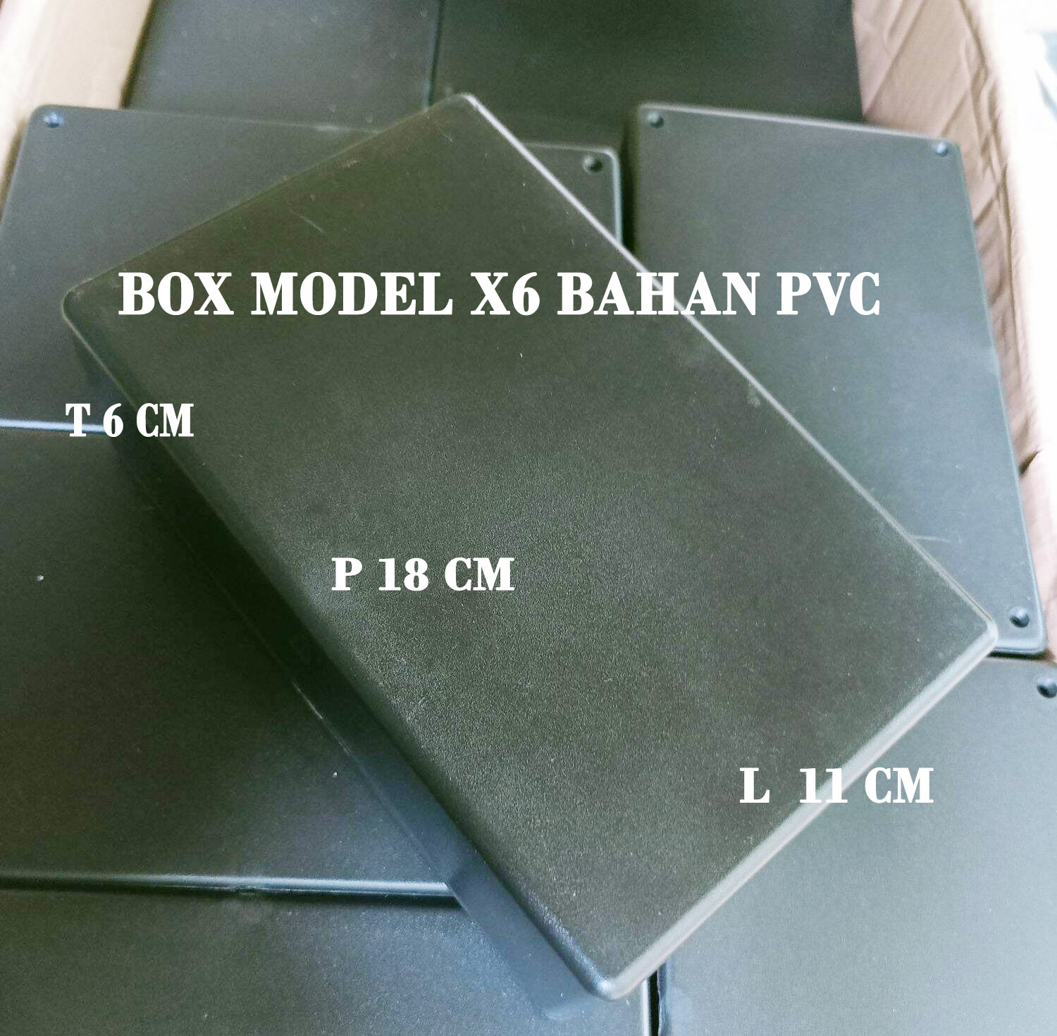 BOX AUDIO X6 HITAM UKURAN 18 CM x 11 CMx 6 CM BAHAN PVC | Lazada Indonesia