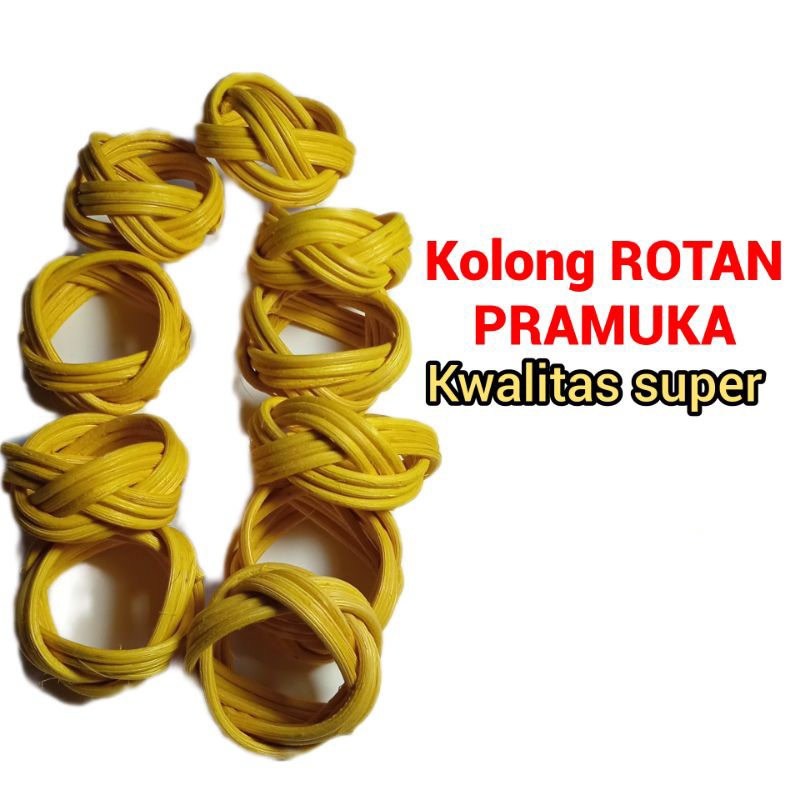Ring Rotan Pramuka / Ring penjalin halus /Ring rotan hasduk halus ...