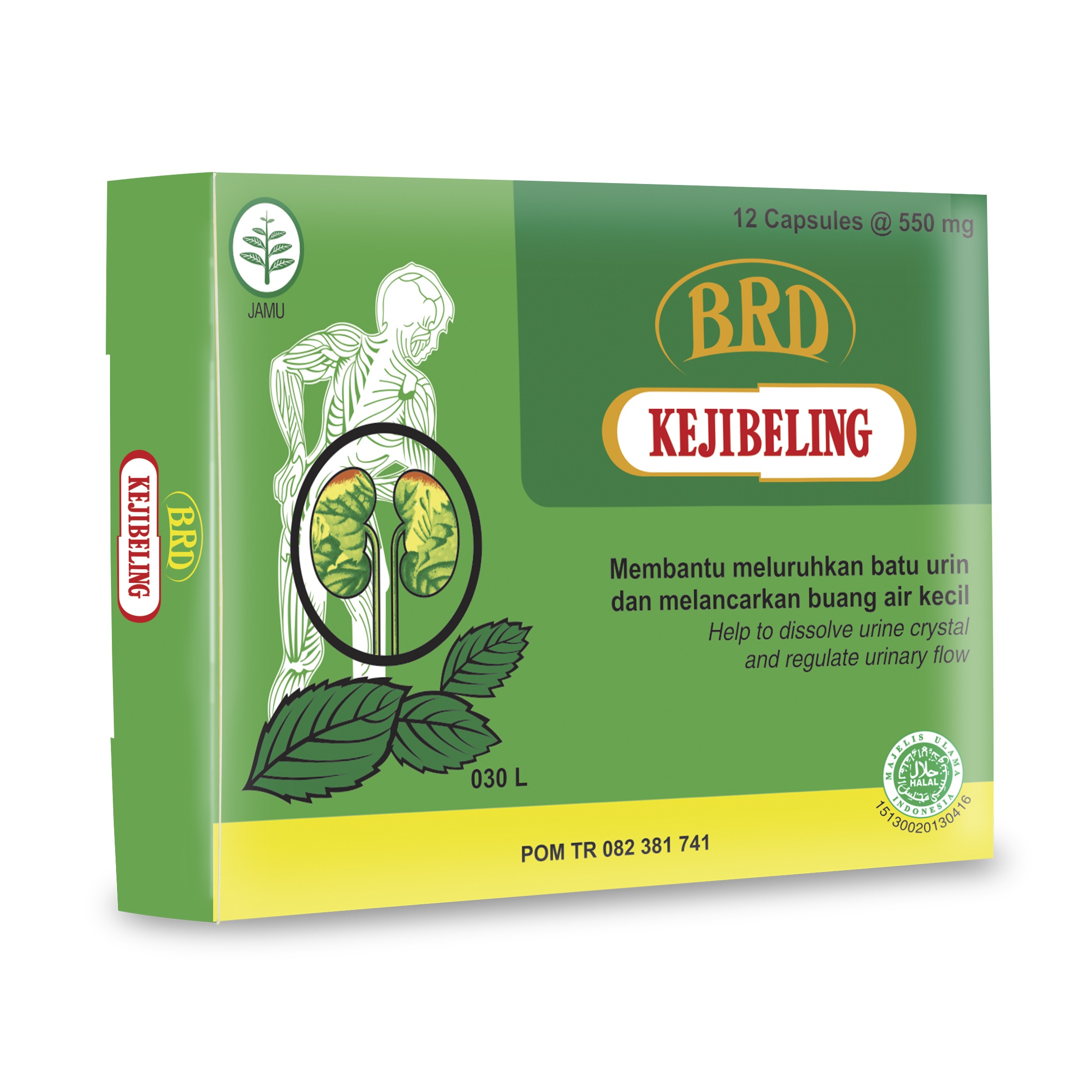 Keji Beling 12 Kapsul Jamu Borobudur Obat Batu Ginjal Dan Sakit ...