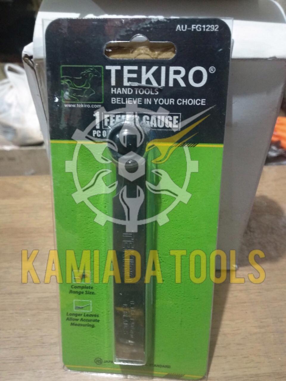 Feeler Gauge 13 PC 0.05 - 1mm TEKIRO/Fuller Gauge TEKIRO/Fuller Blade ...