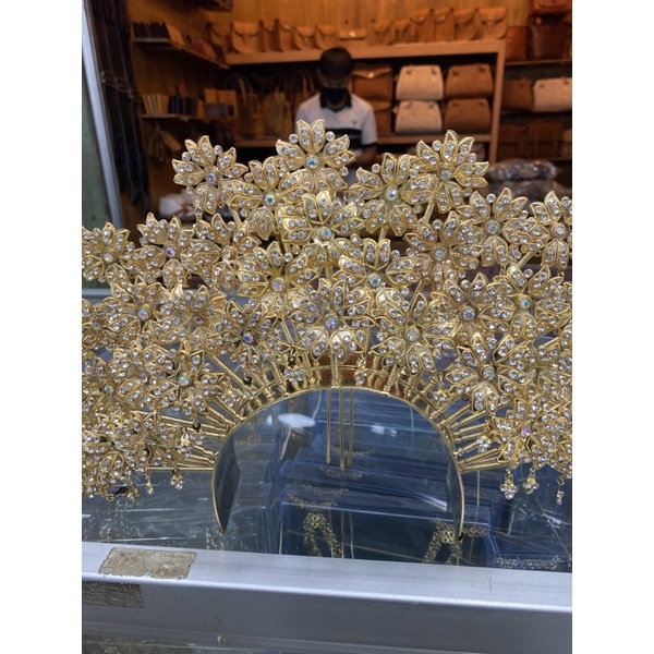 bando mahkota bugis siger adat bugis mahkota adat sulawesi | Lazada ...