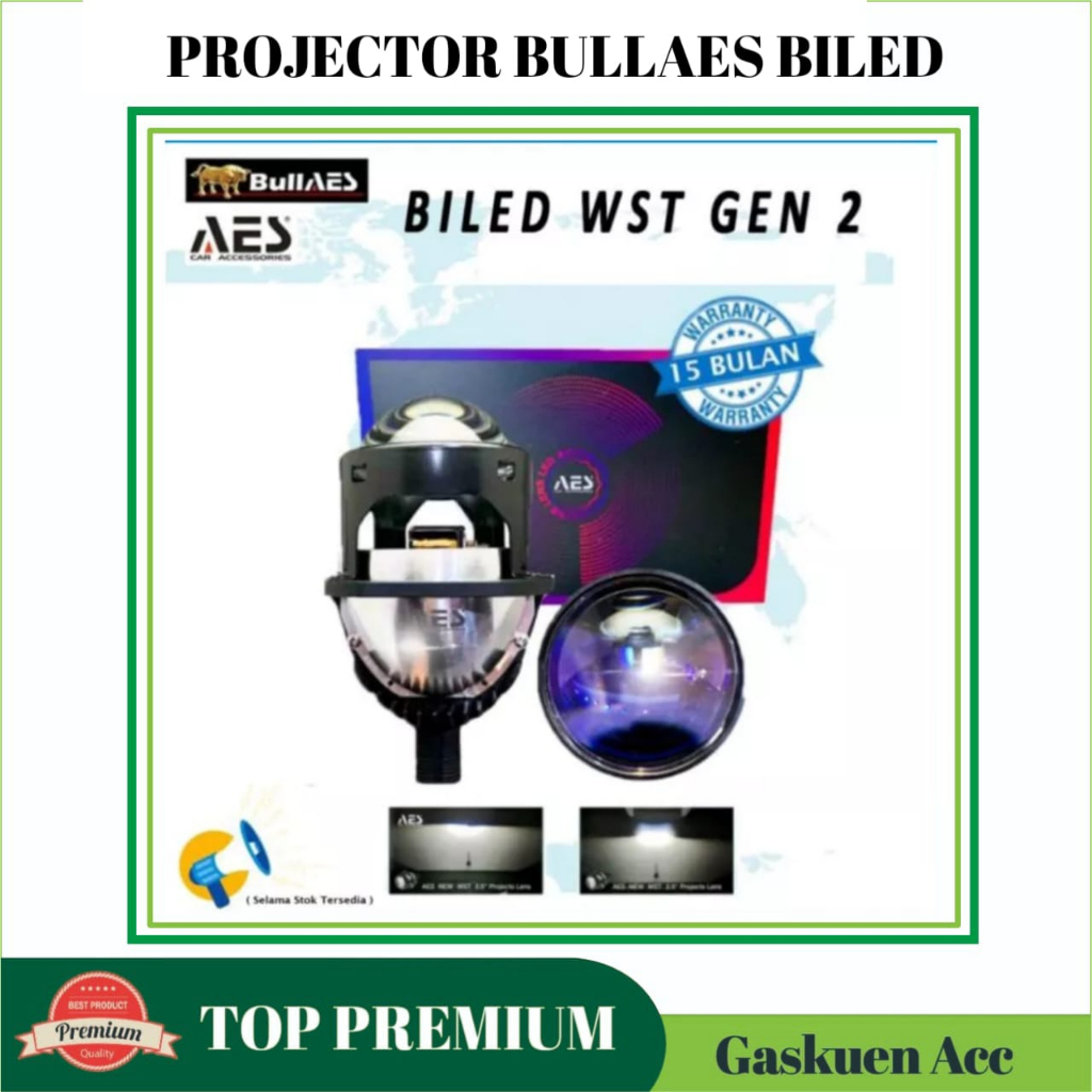 Lampu BILED BullAES AES WST 2.5 BLUELENS MERK AES I Projector AES BILED 2.5 inchi | Lazada Indonesia