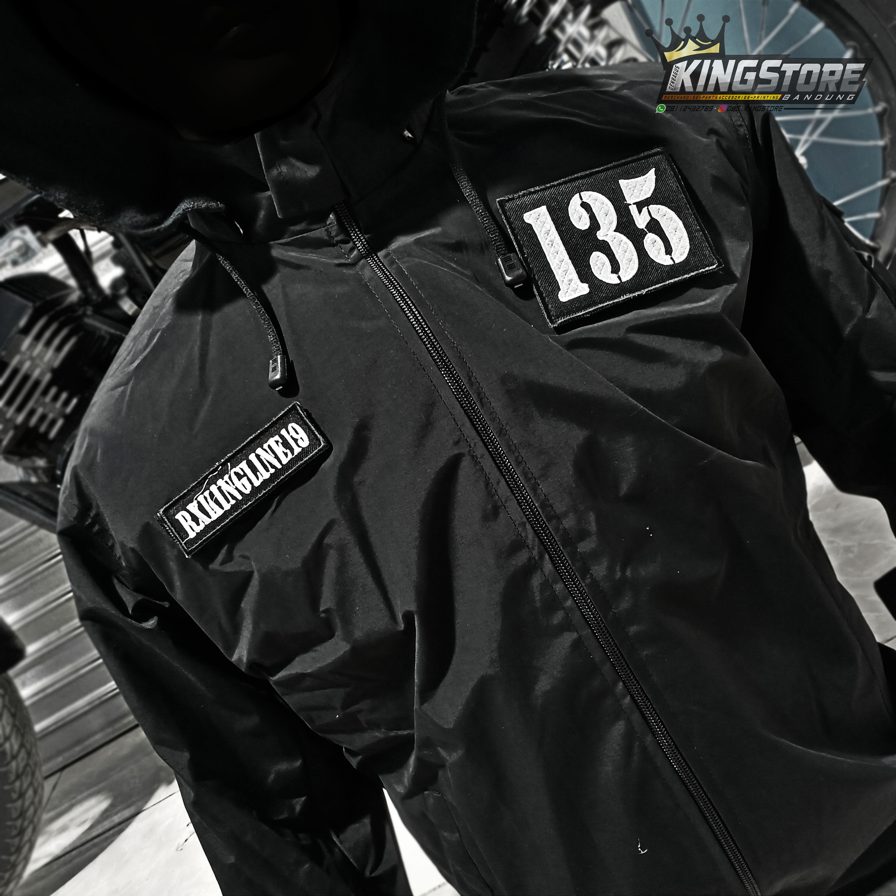 JAKET RESCRIM RXKING 135CC PRIA WANITA JAKET RX KING TERBARU 2022 ...