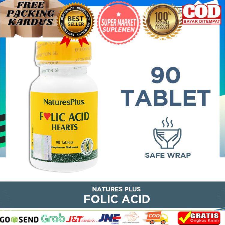 Natures Plus Folic Acid 90 Tablet - Asupan Asam Folat | Lazada Indonesia