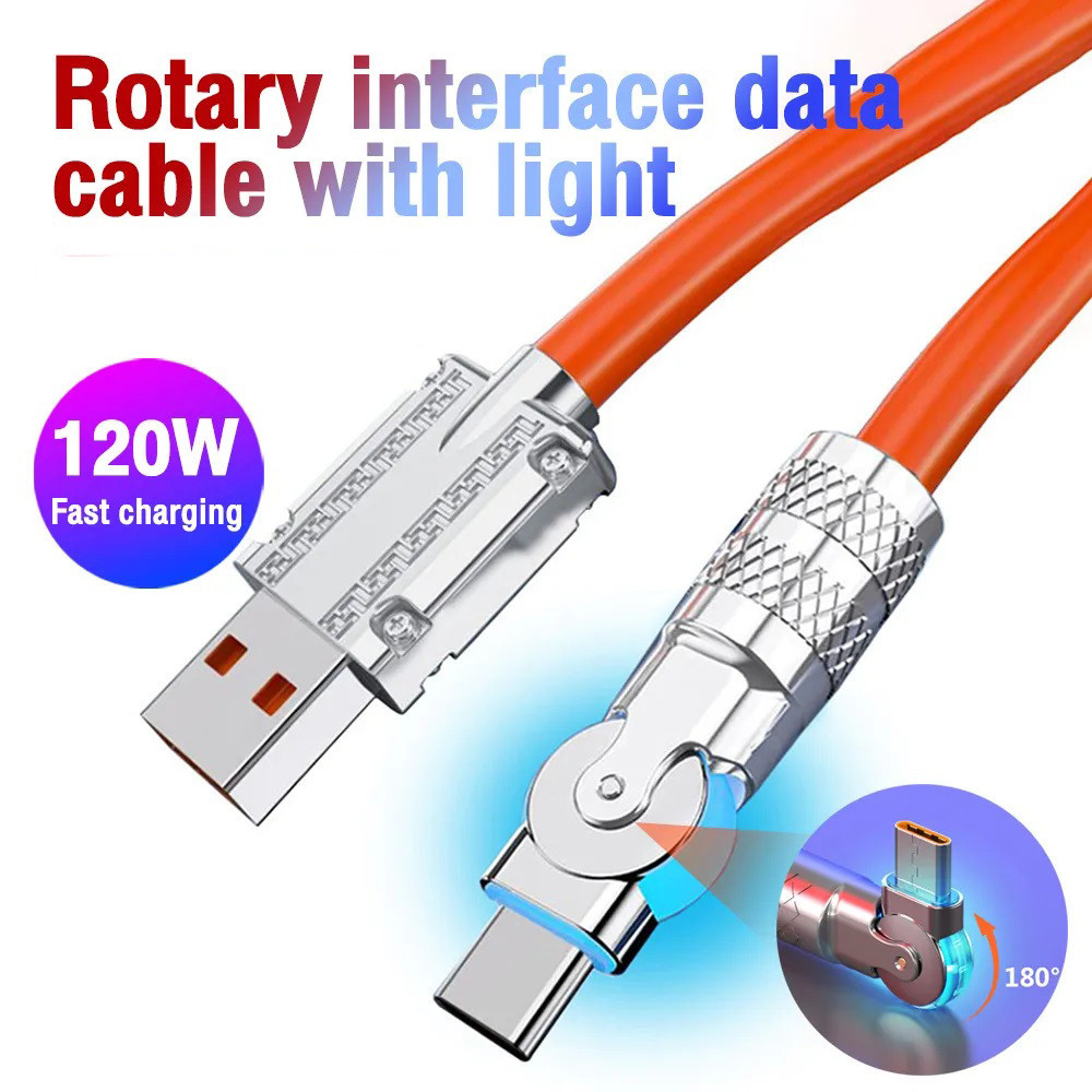 KABEL DATA 120W 180 PUTAR Cable Data 180 derajat rotation rotate rotasi ...