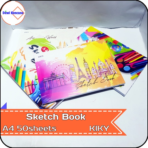 Sketch Book Buku Sketsa A4 50sheets KIKY | Lazada Indonesia