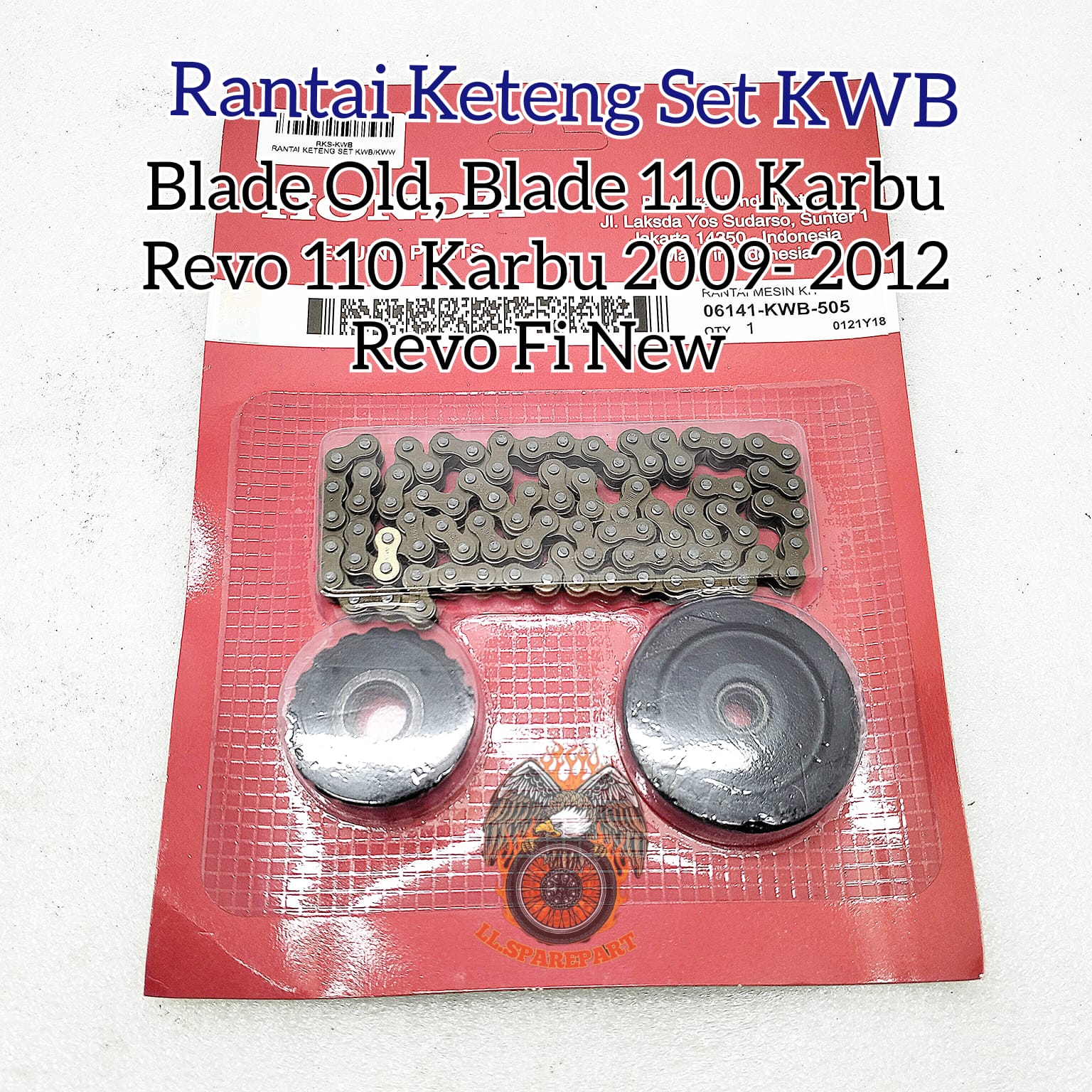 RANTAI KETENG SET HONDA KWB/KWW ASLI ORIGINAL BLADE OLD LAMA BLADE 110 ...