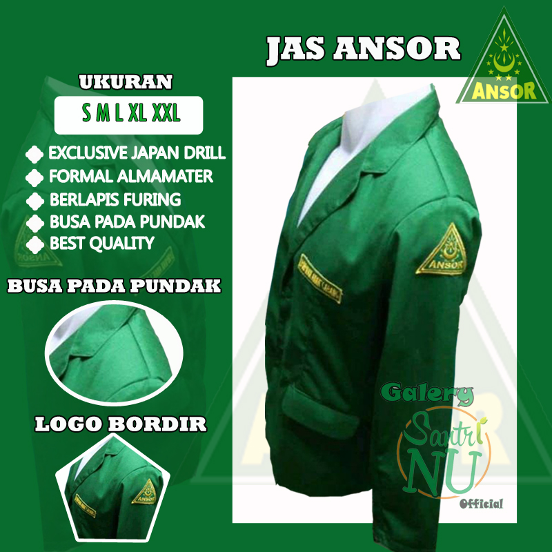 Seragam Ansor NU Jas Ansor Nahdlatul Ulama | Lazada Indonesia