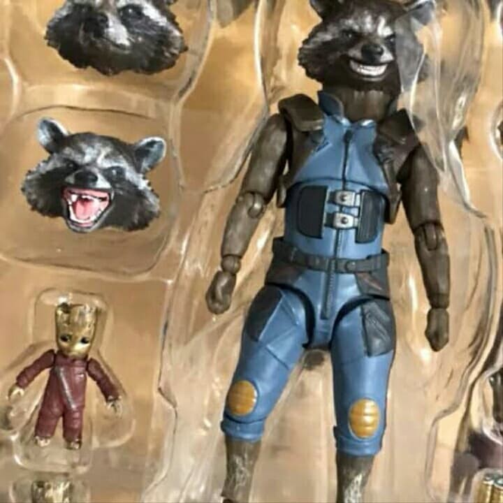Action Figure Figuarts SHF Marvel Guardian Galaxy Rocket Racoon Baby ...