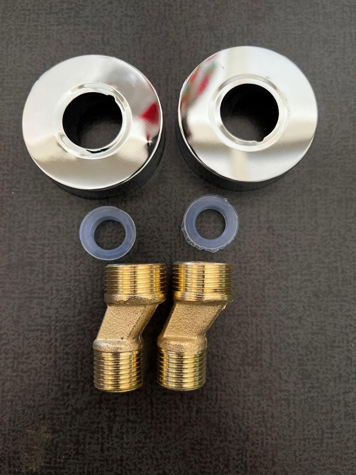 Double Nevel Z 1/2x3/4 Sok Drat Air panas Dingin Kran Mixer Kuningan 1 ...