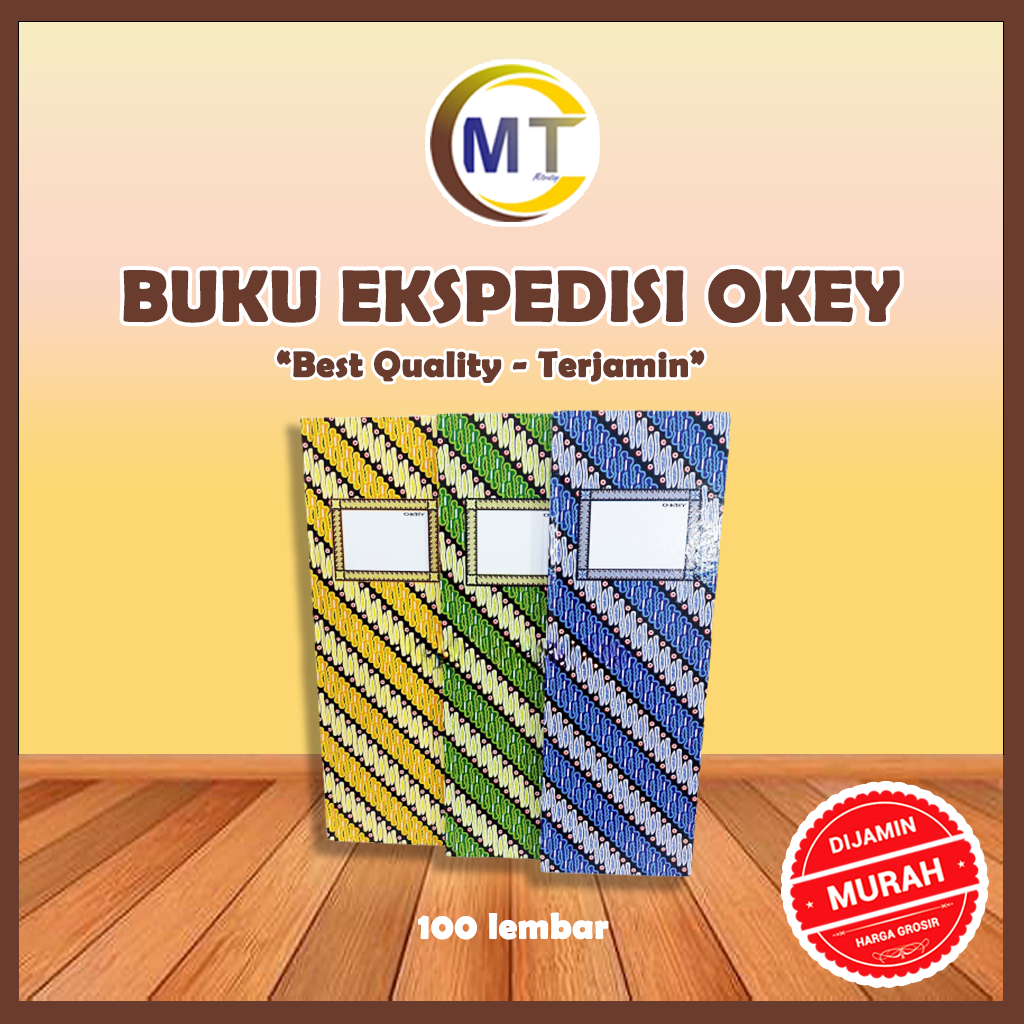 Buku Ekspedisi Okey 100 Lembar | Buku Folio Ekspedisi Panjang | Buku Panjang Motif Batik | Buku ...